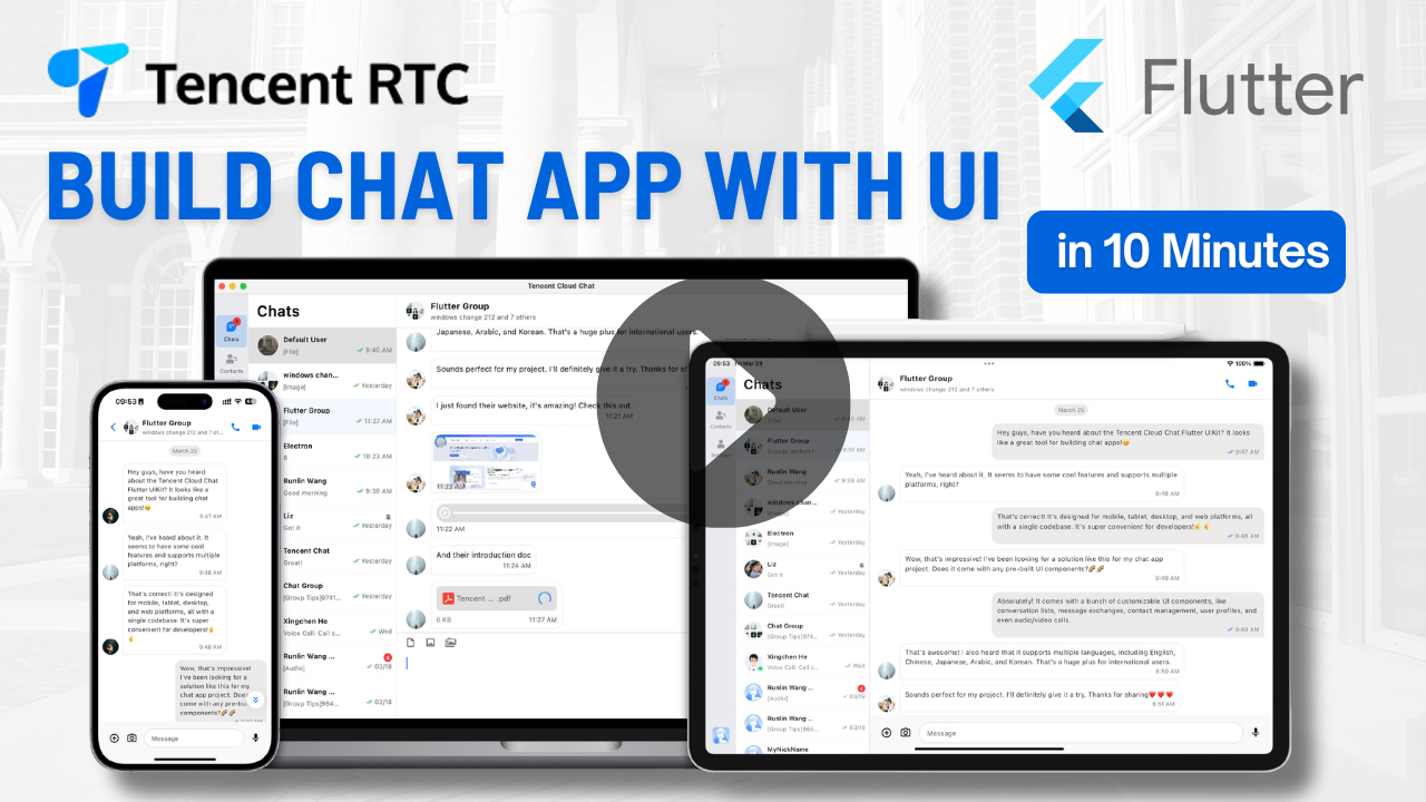 Github Tencentcloud Chat Uikit Flutter A Powerful Flutter Chat Ui